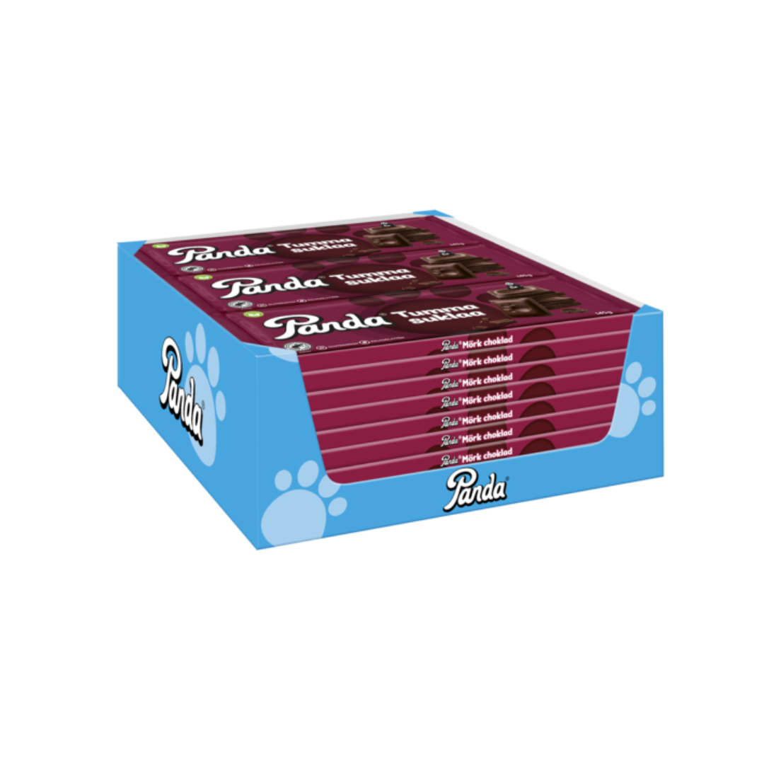 Tumma suklaa 27 x 145g – Panda Tehtaanmyymälä