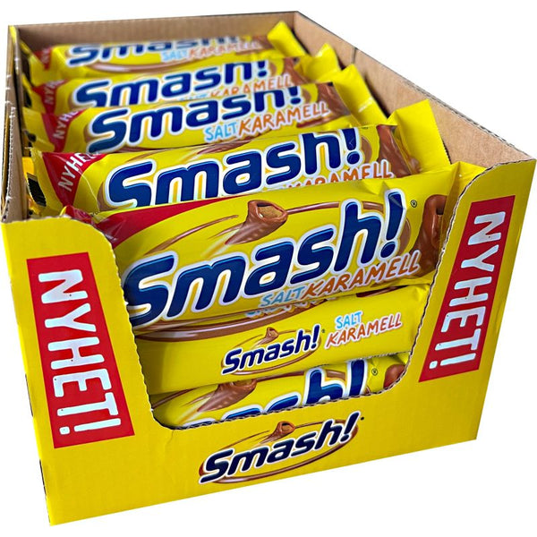 Nidar Smash! Salt karamell 40g x 25 – Panda Tehtaanmyymälä